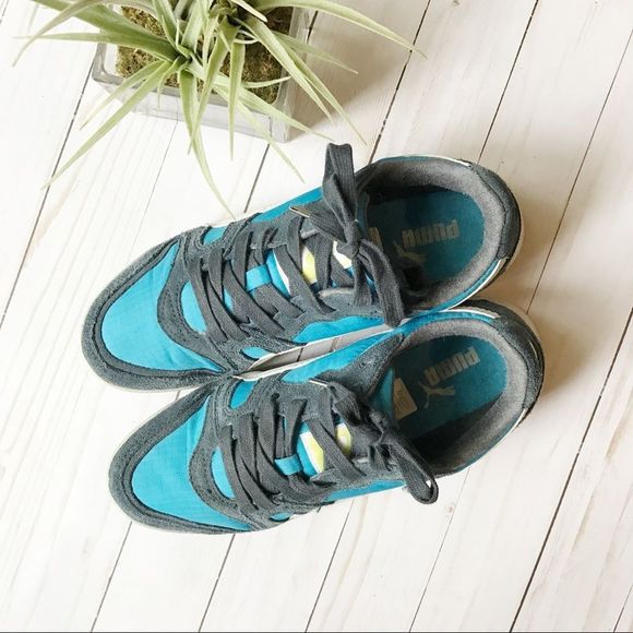 Puma | Shoes | Puma Hawaii Womens Sneakers 8 Blue Gray White | Poshmark